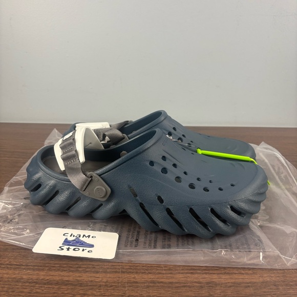 CROCS | Shoes | Crocs Echo Nightfall Blue Clog Shoes Comfort Slides ...